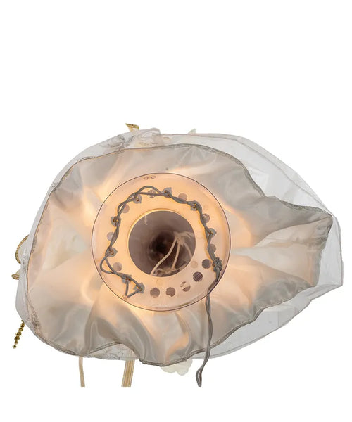 16" 10-Light Ivory and Gold Angel Treetop – State Fair Seasons